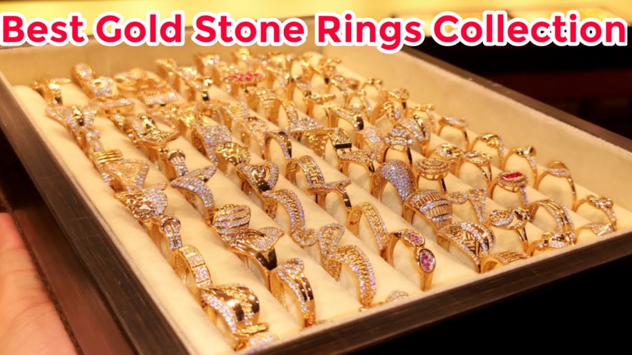 gold ring || anguthi ka design || sone ki anguthi || Ladies | stone ...
