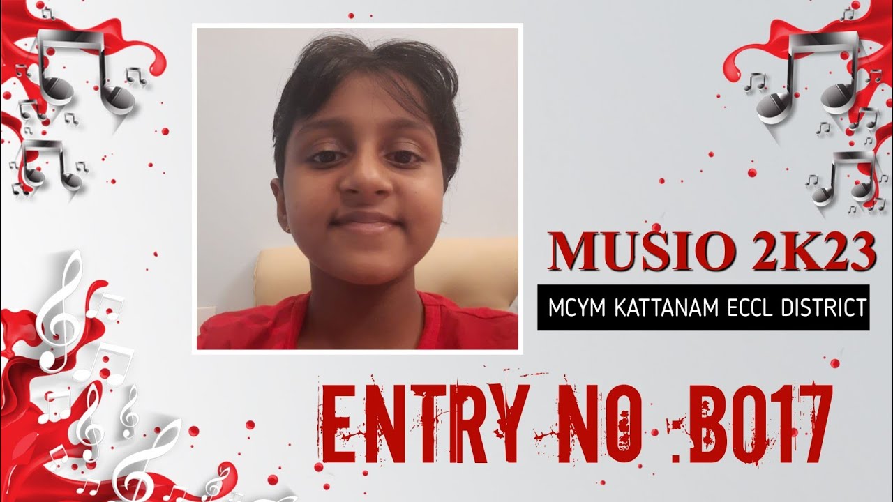 MUSIO 2K23🎤 || Online Music Competition || Entry No :B017 || Name ...