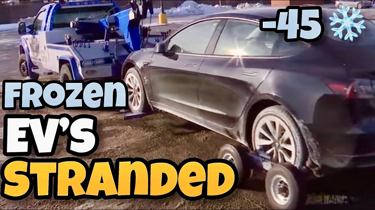Tesla EV Owners Stranded in Freezing Artic Conditions - YouTube