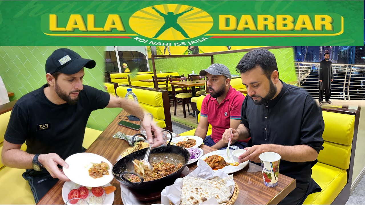 LALA DARBAR | Dinner at Shahid afridi Resturant in International City ...