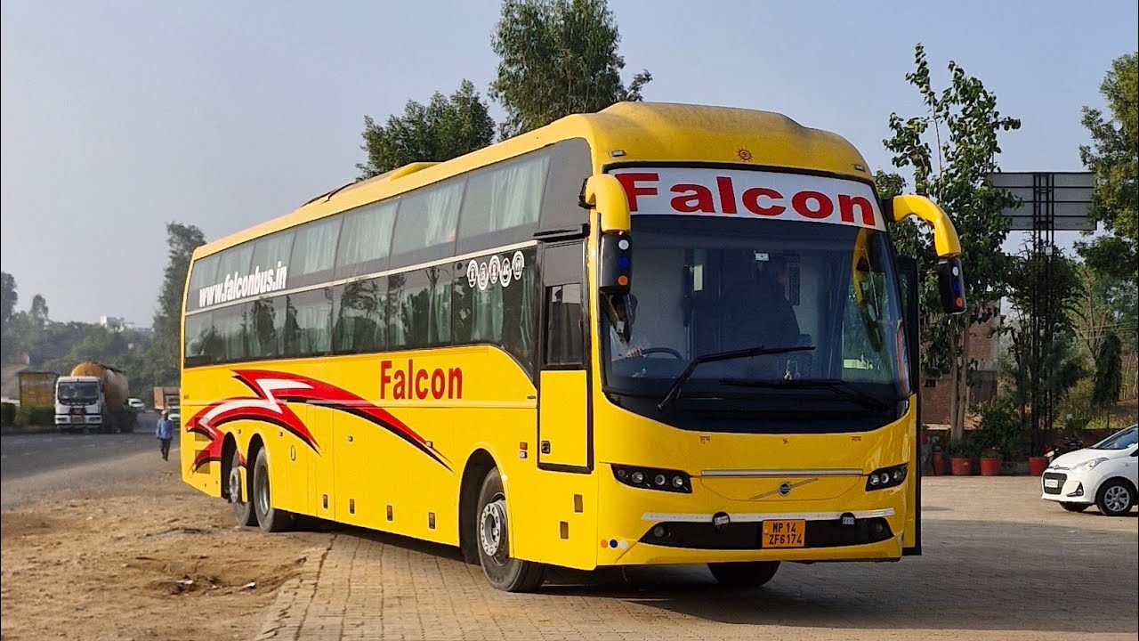 Falcon bus ️ Volvo muit axle b11r ️ - YouTube