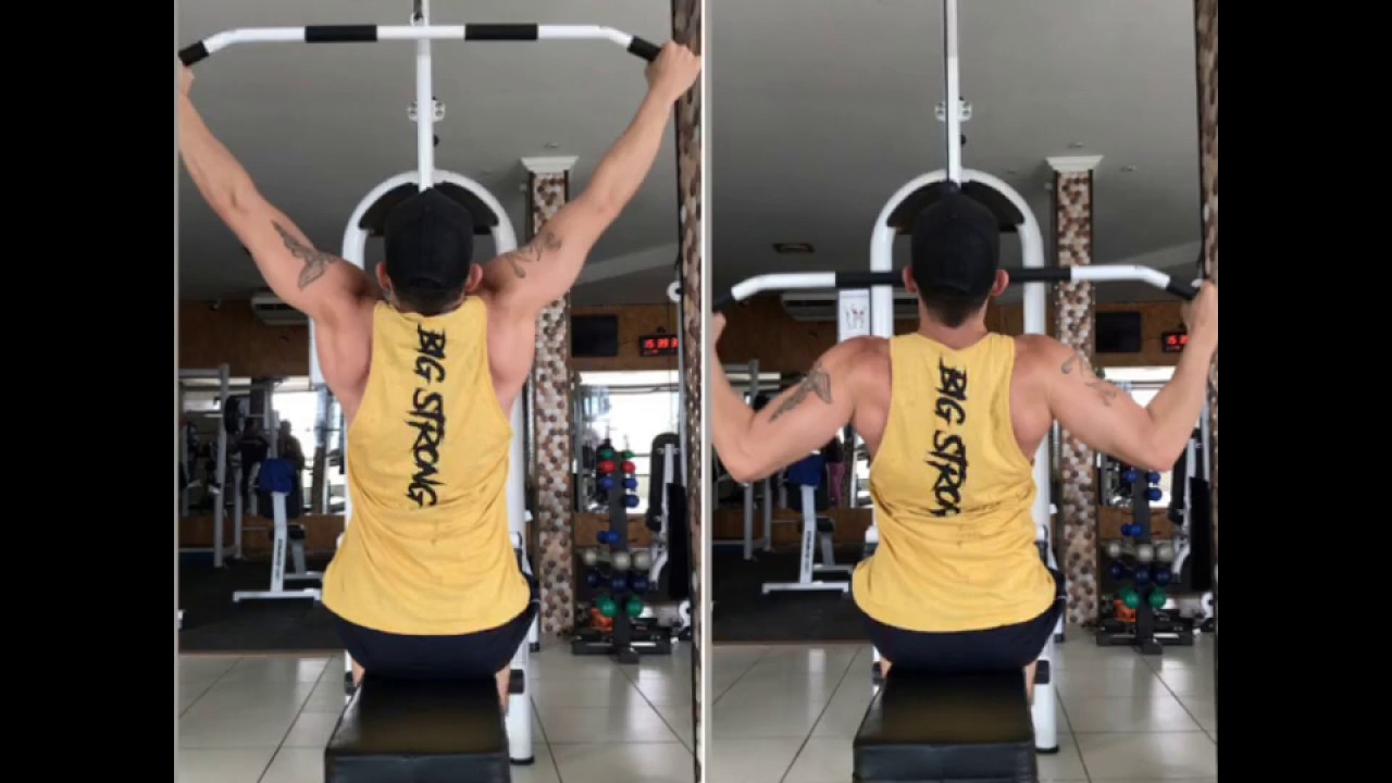 DICAS DE EXERCÍCIOS #1 Puxada Pulley Frontal - YouTube