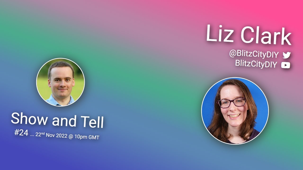 Liz Clark (aka BlitzCityDIY) - Show-and-Tell #024 - YouTube