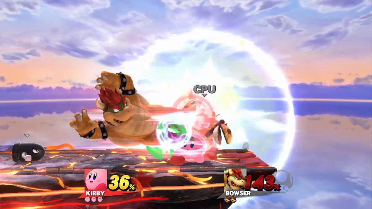 Kirby VS Bowser: Super Smash Bros Wii U - YouTube