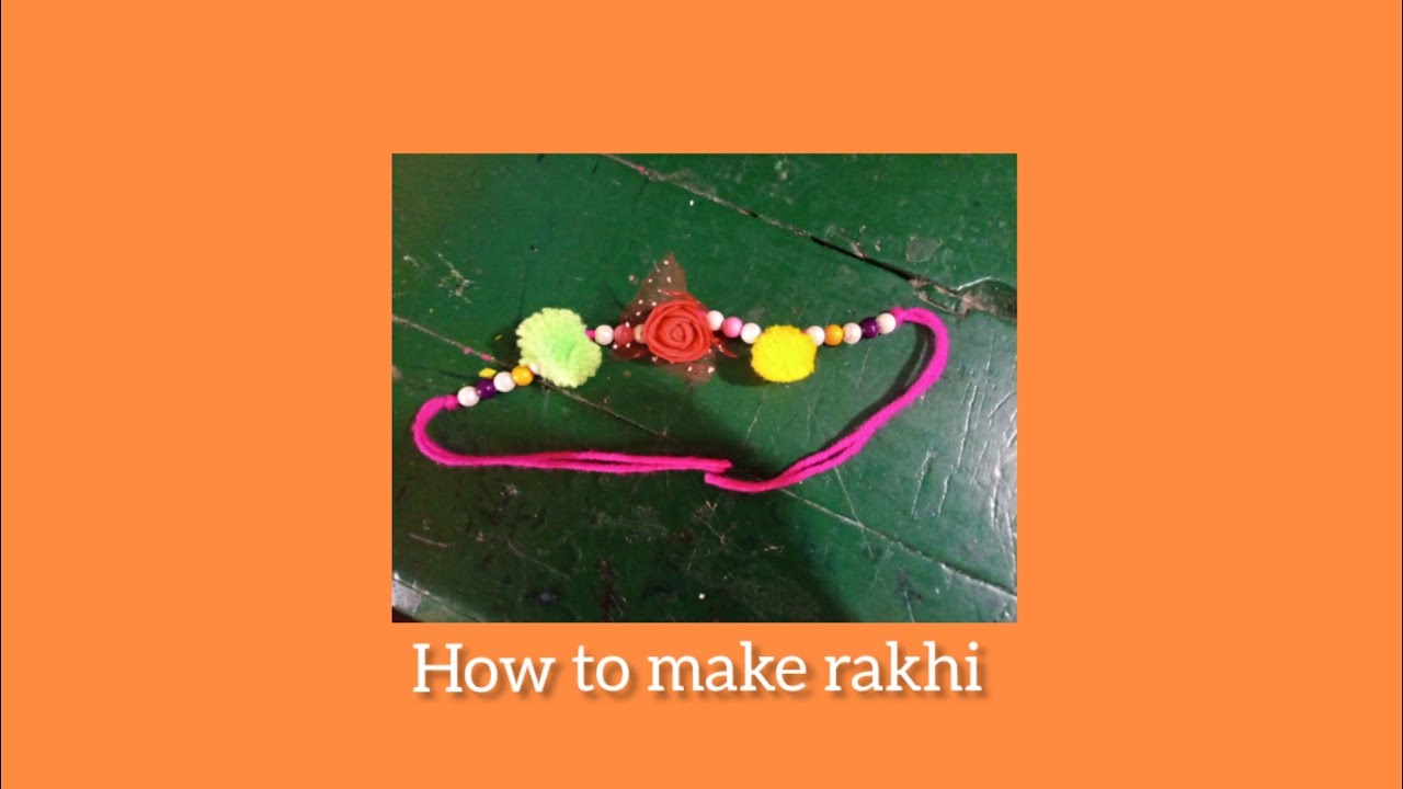 How to make rakhi....Diy simple rakhi making idea...Creative Creation ...
