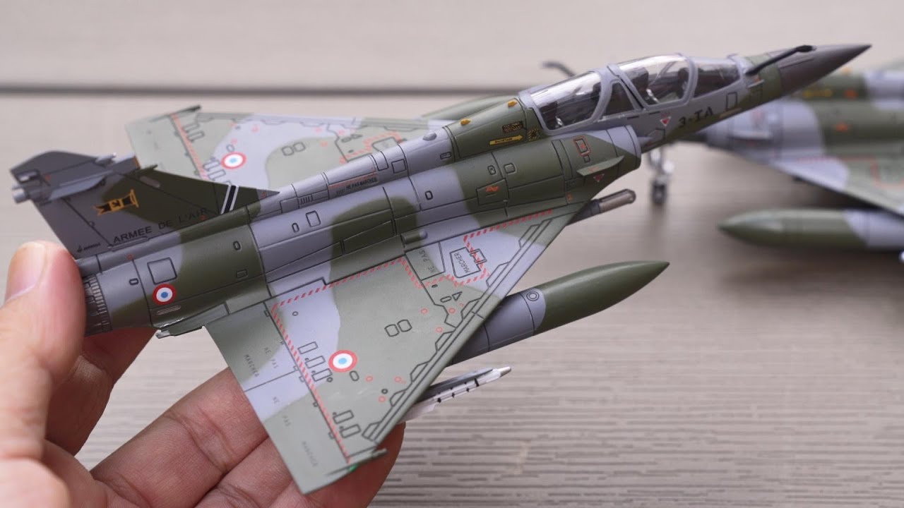 最后的高卢三角翼 Panzerkampf 1/72 Mirage 2000D 战机合金成品模型测评 - YouTube