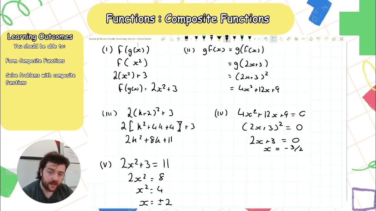 Functions : Composite Functions - YouTube