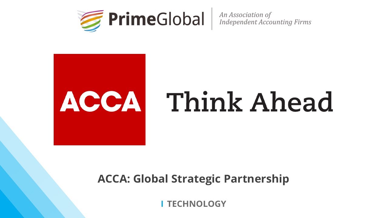 PrimeGlobal & ACCA | A Global Strategic Partnership - YouTube