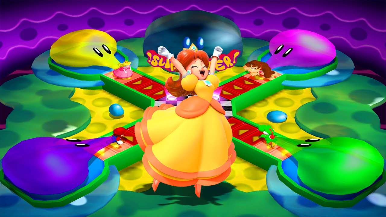 Mario Party 4 - Who is lucky? - Daisy vs All Princes - YouTube
