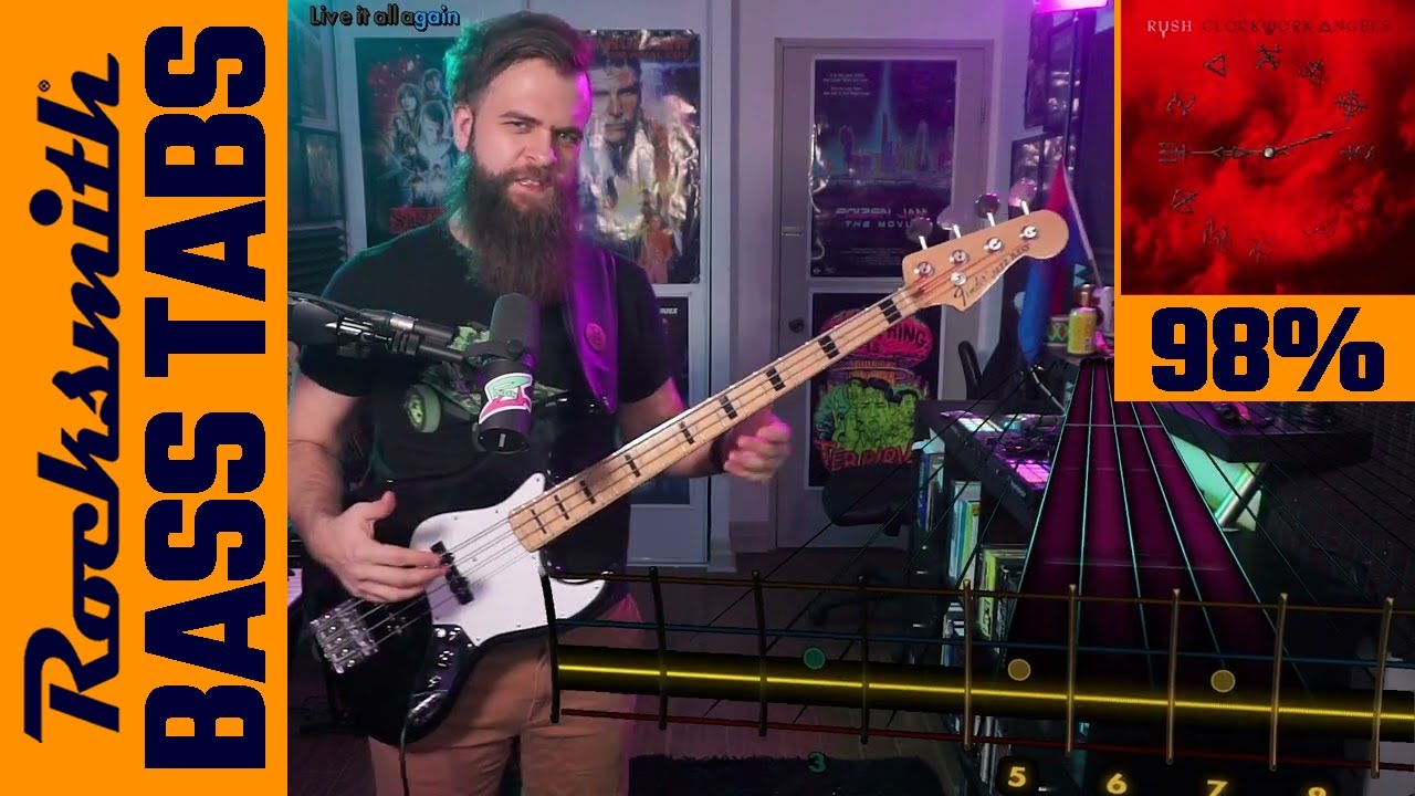 Rush－Headlong Flight｜Rocksmith Bass Tabs [E Std] - YouTube