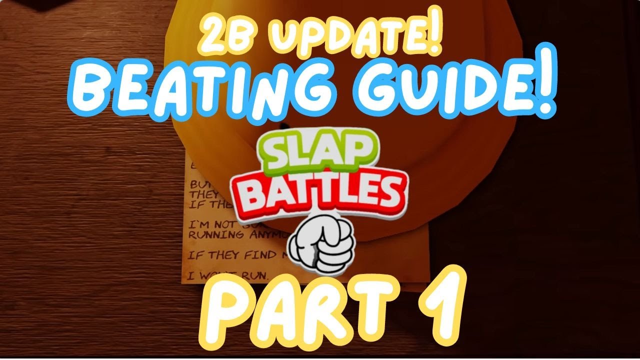 LIVE Defeating the GUIDE BOSS In Slap Battles Part 1 [2B UPDATE] | Slap ...
