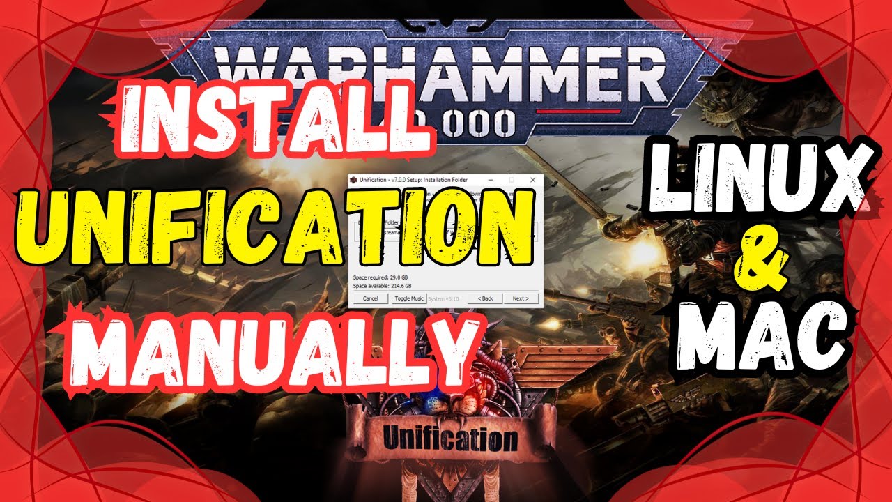 🔥How to Install Manually Unification Mod Soulstorm on Linux & Mac & Win ...