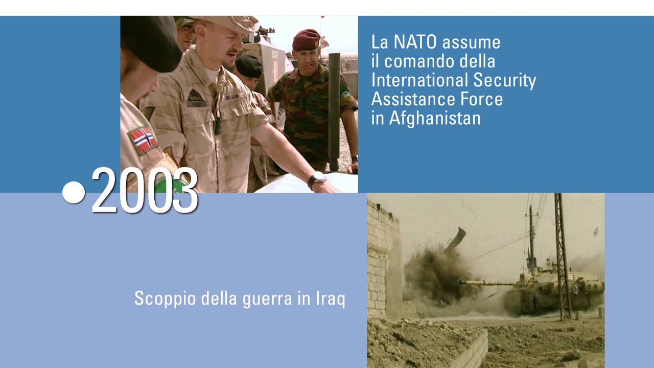 La storia della NATO -- video cronologico (NATO video timeline ITALIAN ...