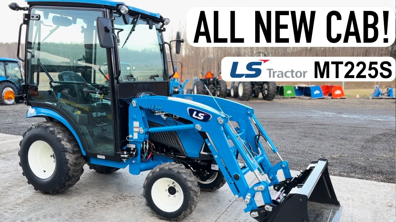 This LS MT225s received the ALL NEW premium glass cab! Have a look at ...