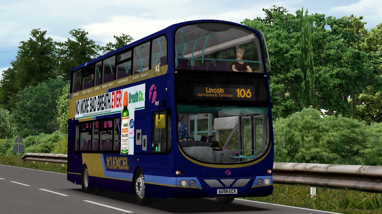 Omsi 2; Lincolnshire V4 Route 106 - B9TL Eclipse Gemini - YouTube