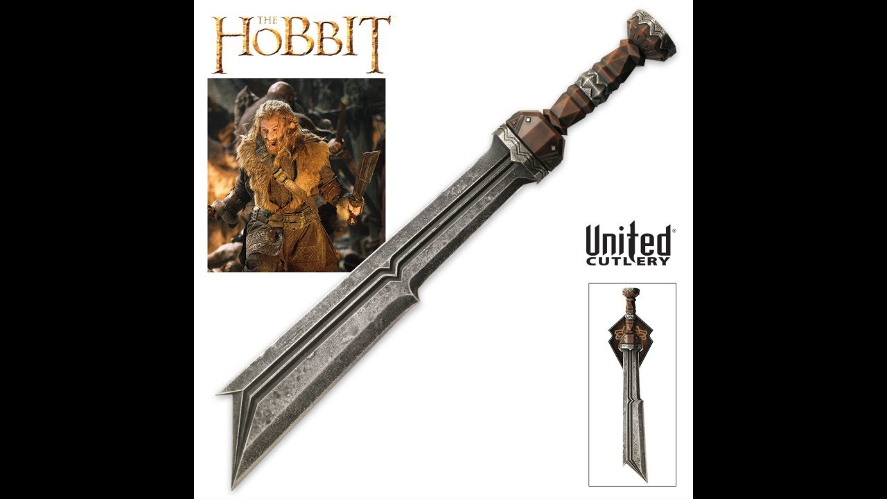 United Cutlery's Sword of Fili from The Hobbit - YouTube
