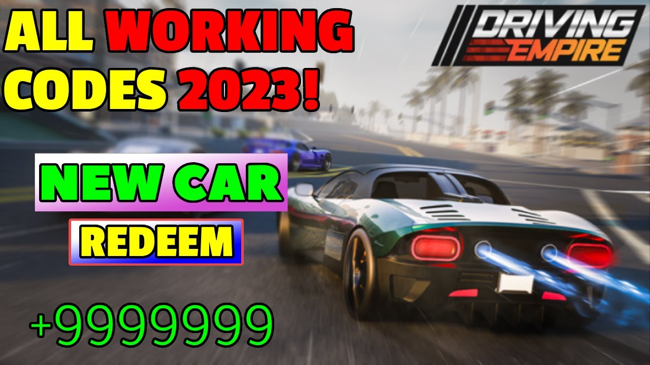 All Secret drinving empire Codes 2023 | Codes for drinving empire 2023 - Roblox Code - YouTube