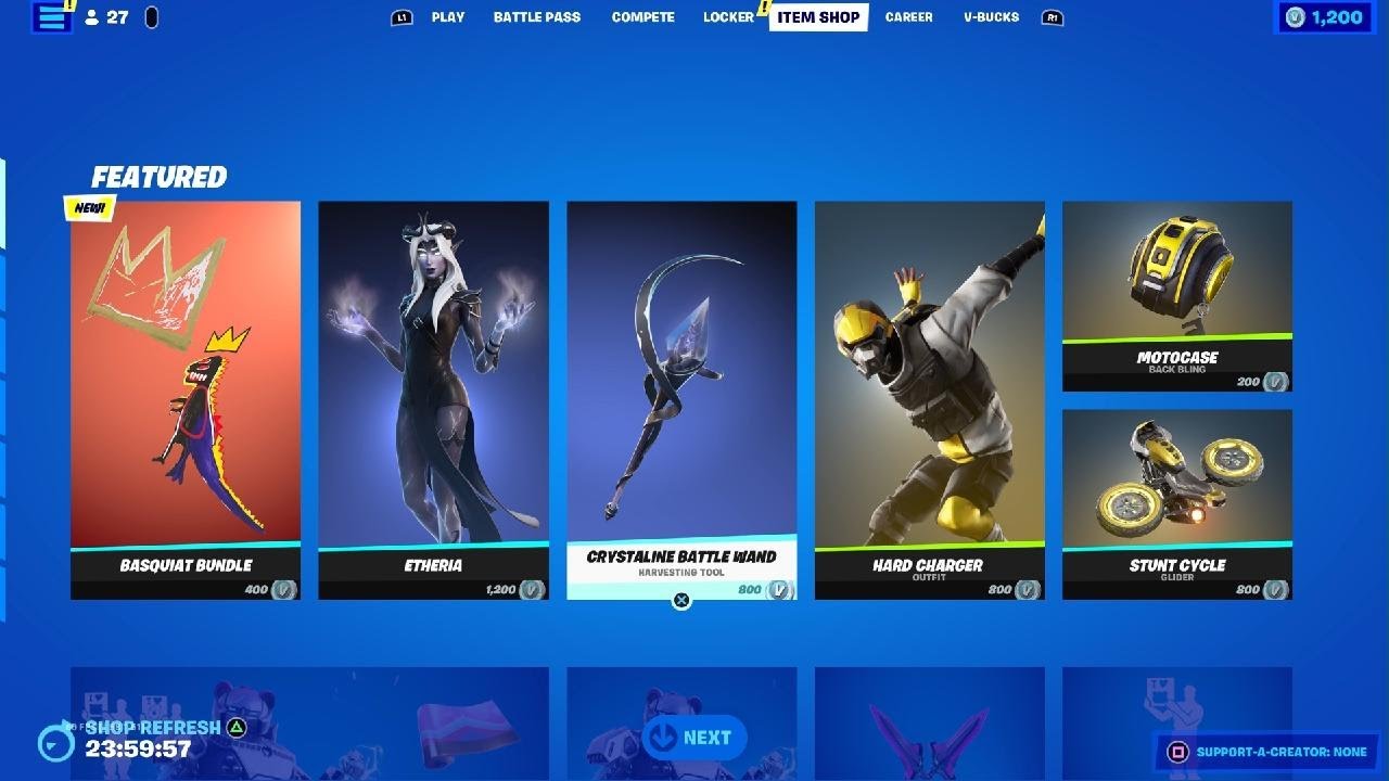 Fortnite New Item Shop Crowned Rex Backbling - YouTube