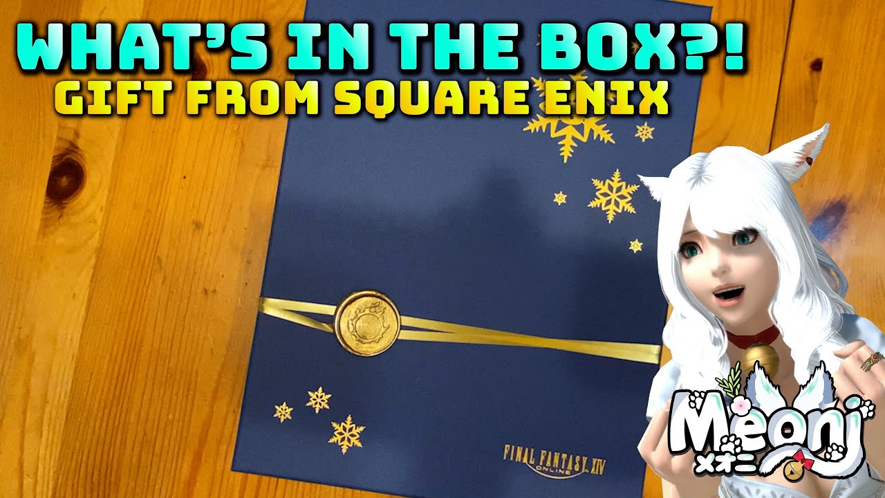 FFXIV: Square Enix Sent Me A Holiday Gift Box! - Thank You For 2024 ...