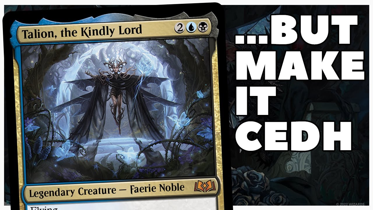 Is Talion, Kindly Lord from Wilds of Eldraine GOOD ENOUGH for cEDH? - YouTube