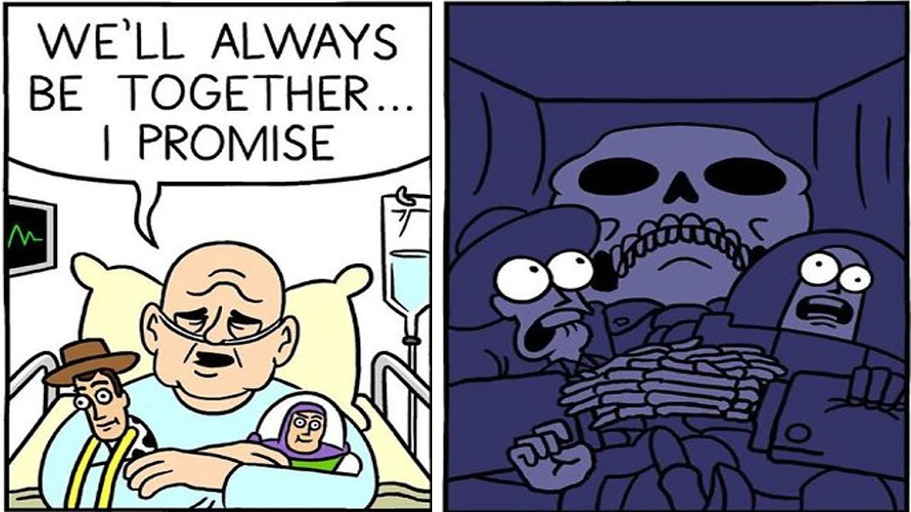 Artist Adds Dark Humor To His Comics That Look Innocent At First - YouTube