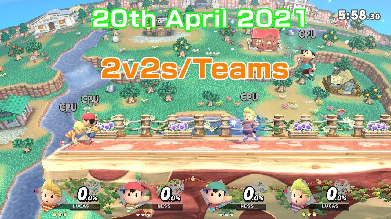 SSBU - Arena : 2v2/Team Battle - ID : FCDW9 - YouTube