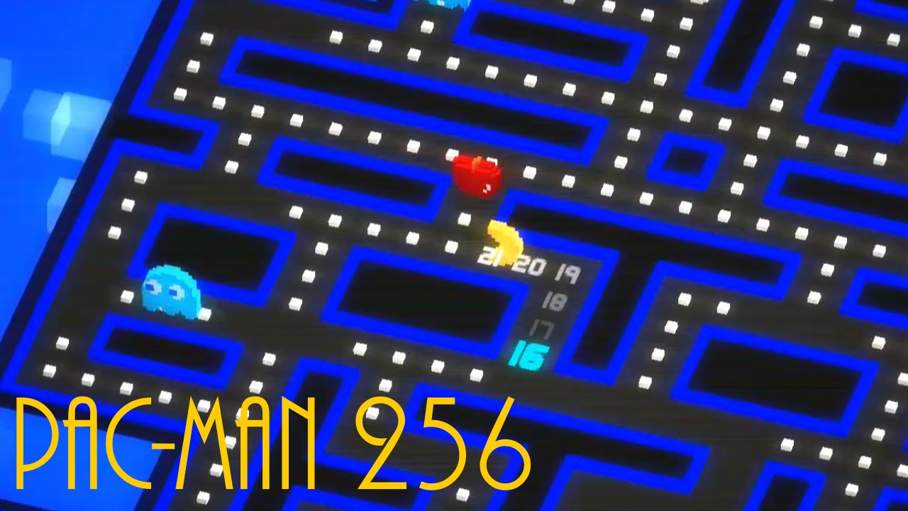Pac-Man 256 - Endless Maze Runner - YouTube