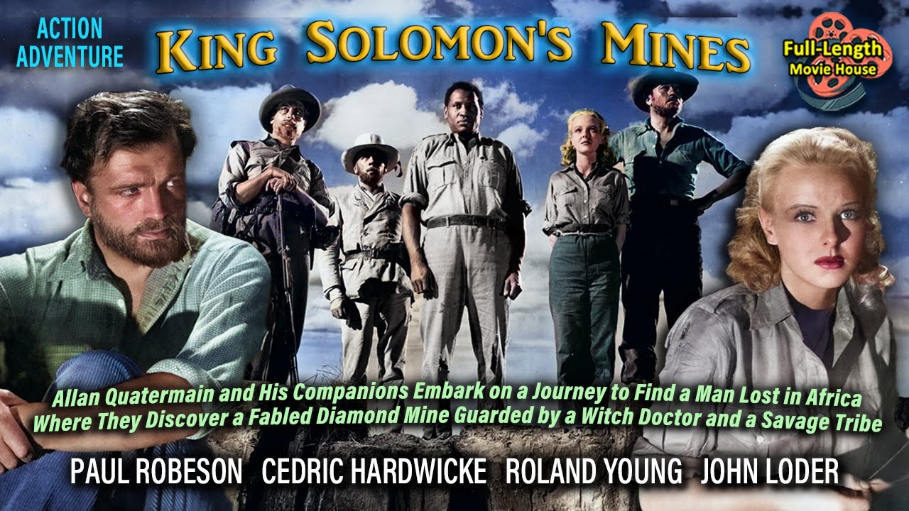 King Solomon's Mines (1937) — Action Adventure / Paul Robeson, Cedric ...
