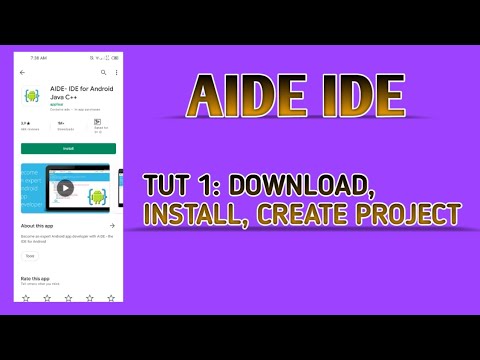 Aide Tutorial 1 | How to Install AIDE Studio on Android - YouTube