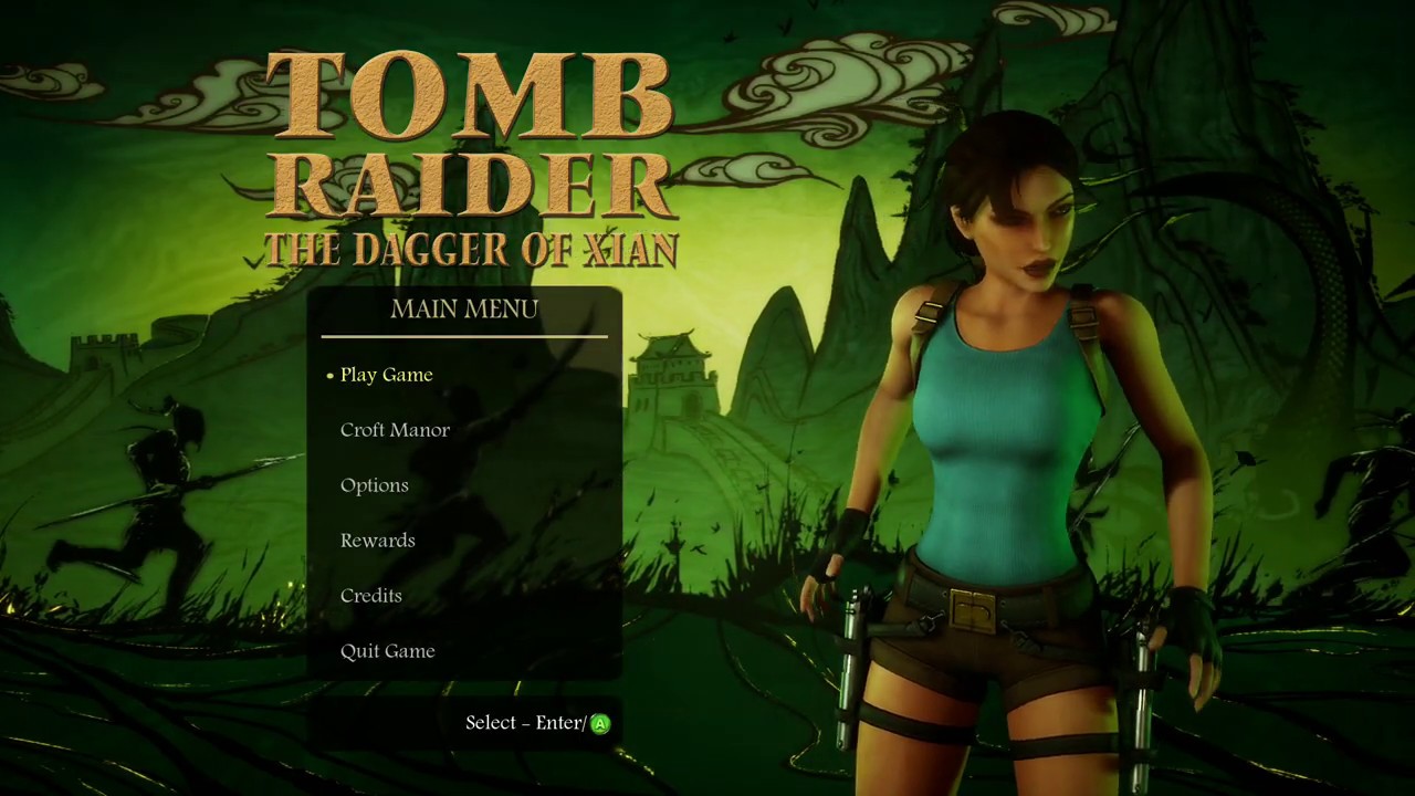 Tomb Raider II REMAKE- Dagger of Xian - Main menu theme song - YouTube