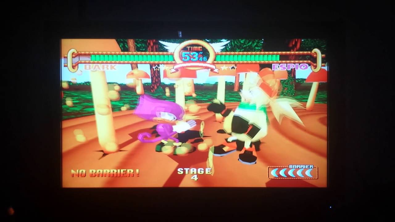 Sonic The Fighters Arcade Mode Bark Run Part 1.8/2 - YouTube
