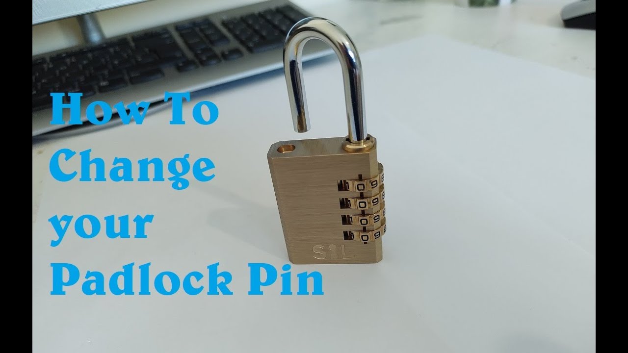 How to change your Pin on your padlock - YouTube