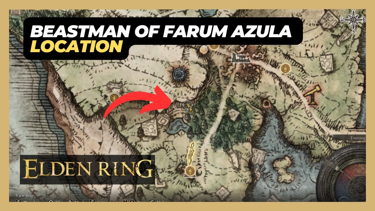 Beastman of Farum Azula (Limgrave) Boss Location - Elden Ring - YouTube