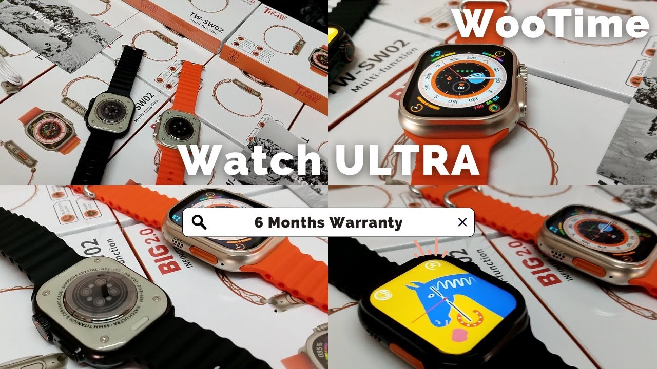 Watch ULTRA 8 | 6 Months Warranty | Woo TIME TW-SW02 | 49MM Edge to ...