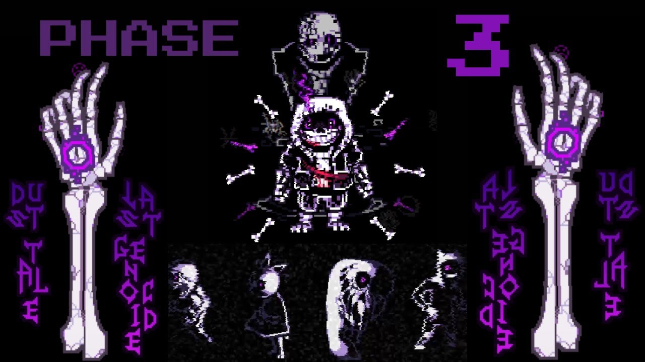 DUST TALE LAST GENOCIDE PHASE 3 - undertale fanmade - YouTube