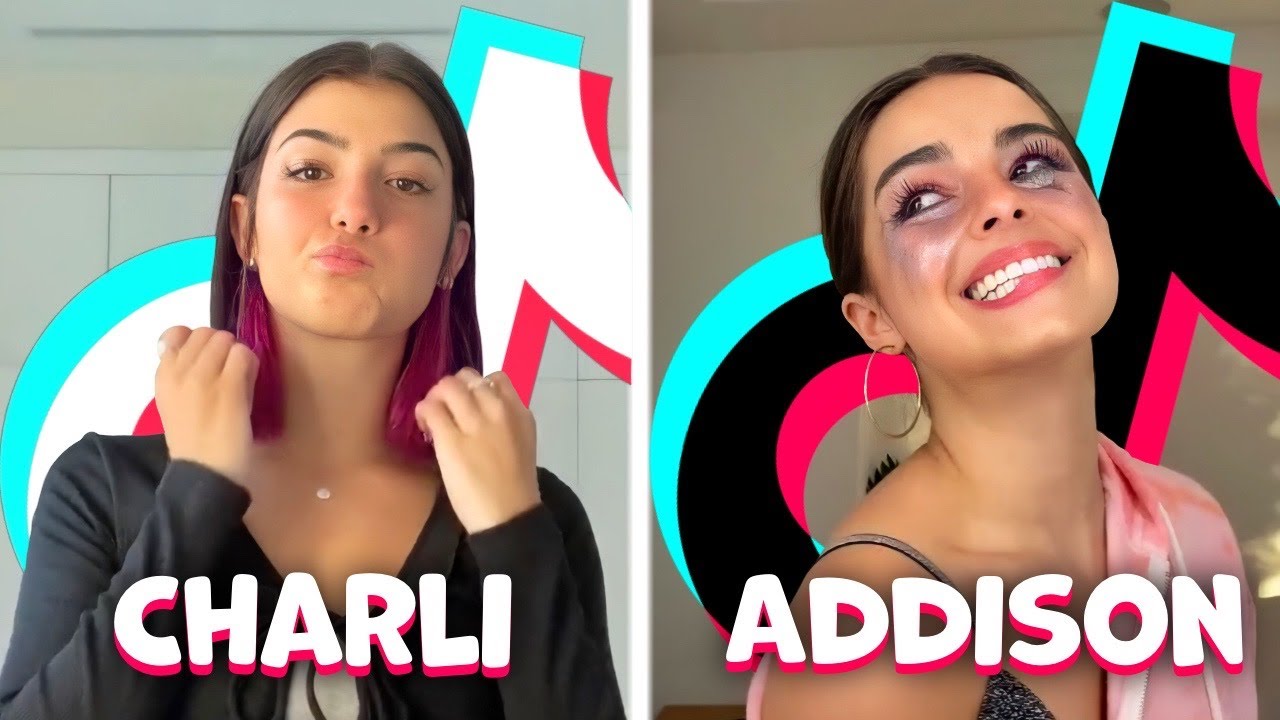 Charli D'amelio VS Addison Rae TikTok Dance Compilation - YouTube