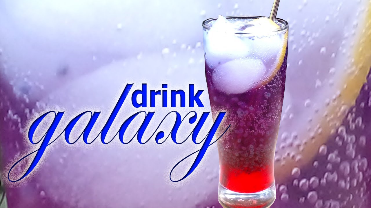 galaxy drink recipes - blue cocopandan drinks - YouTube