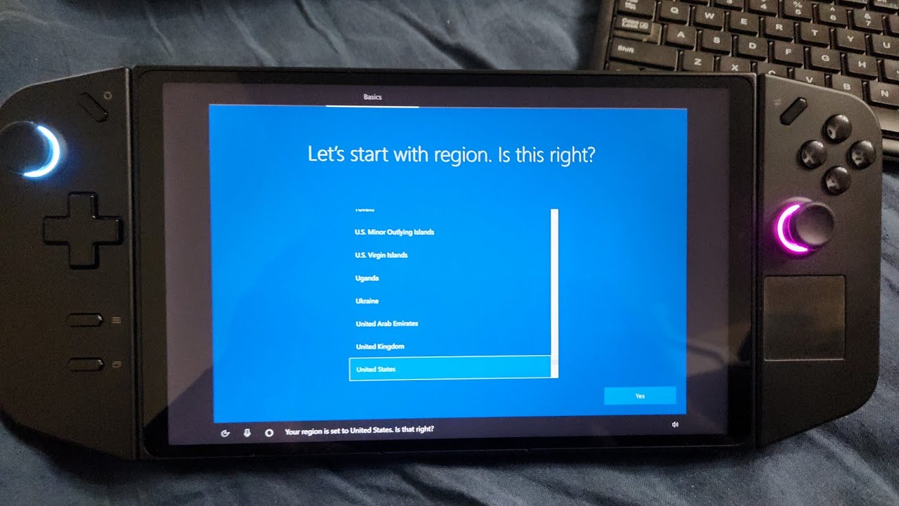 Legion GO Windows 10? Is it possible? - YouTube