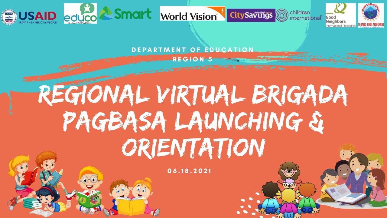 Regional Virtual Brigada Pagbasa Launching and Orientation - YouTube
