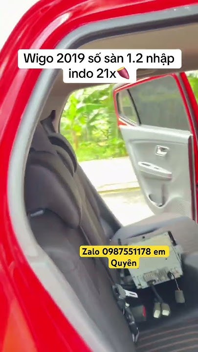 Toyota Wigo 2019 số sàn 1.2 zin 1 chủ mua mới #otocu #otocu #otocugiare #wigo #toyotawigo - YouTube