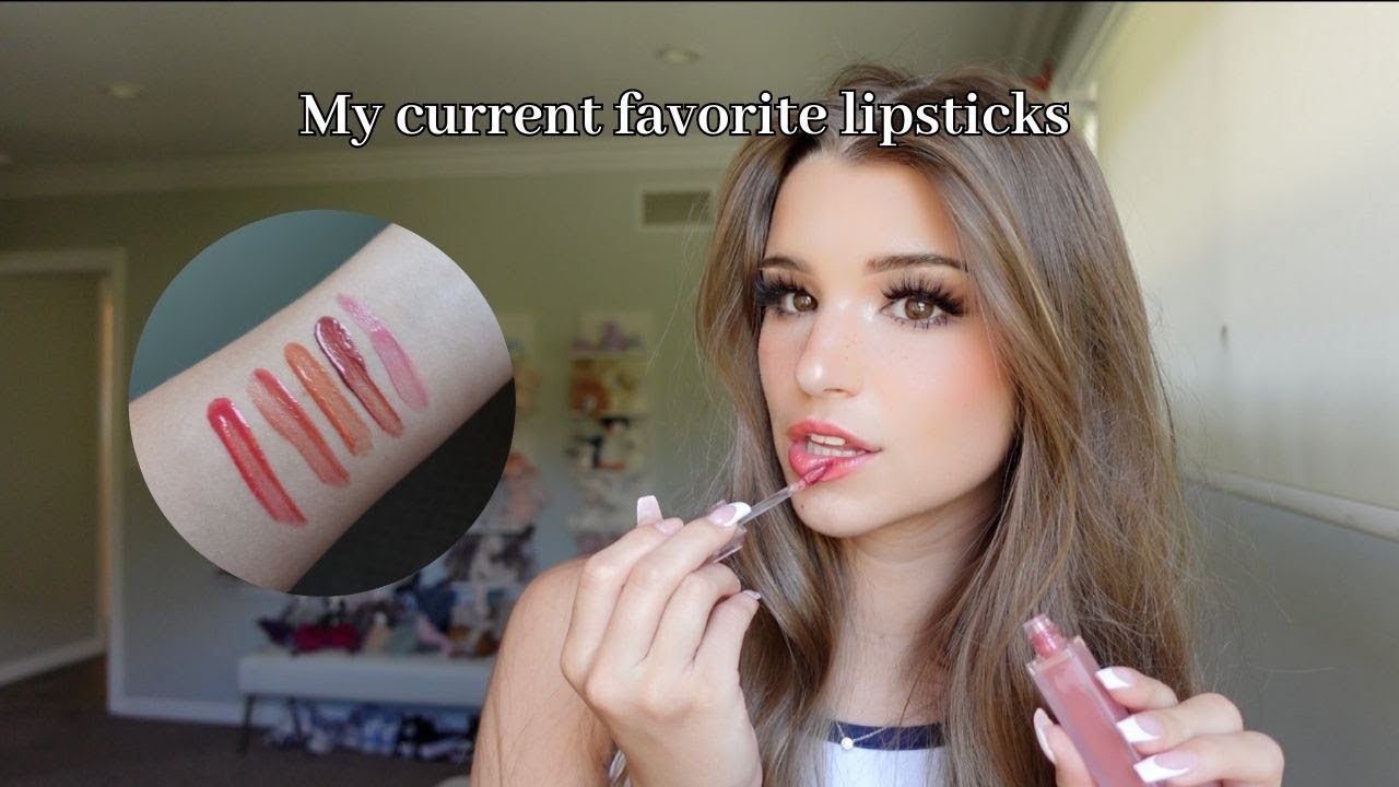 My Current Favorite Lipsticks - YouTube