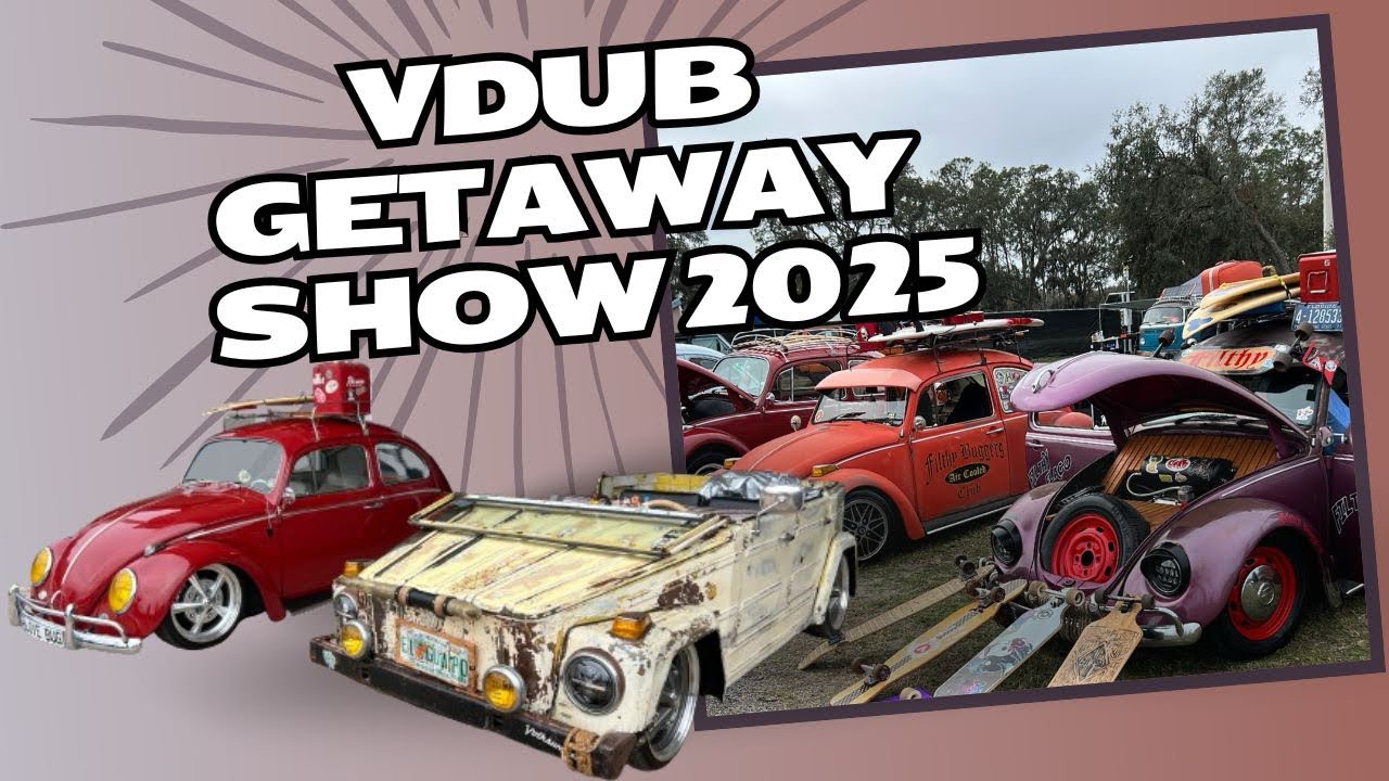 3rd Annual VDub Getaway - Our day experience 2.2.25 VW Show - YouTube