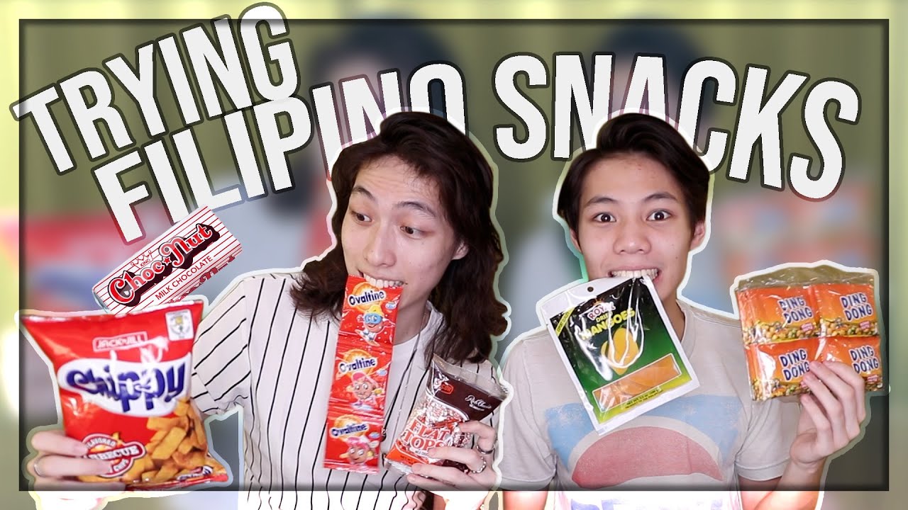 FIL-AMS TRY FILIPINO SNACKS FOR THE FIRST TIME! 🍫(feat. Chippy, Choc ...