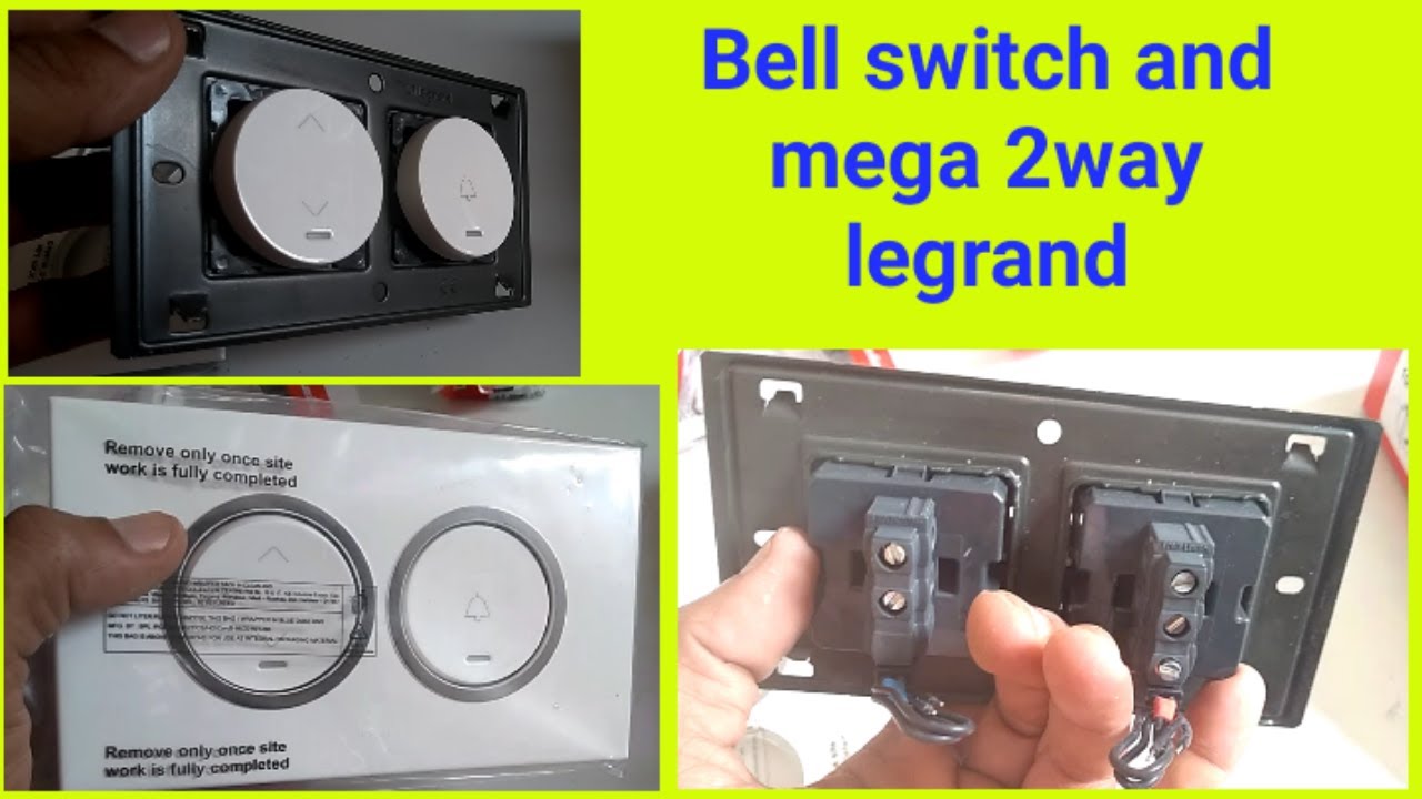 bell switch legrand and mega 2 way#i love god - YouTube