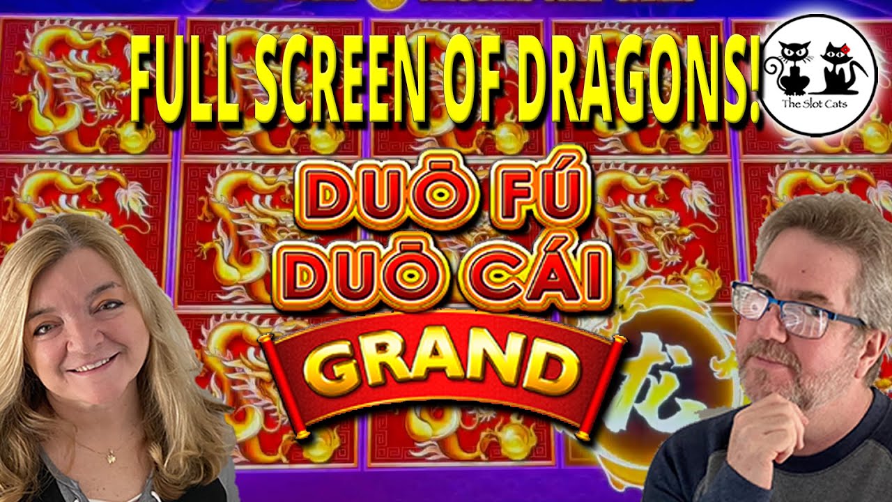 NEW SLOT MACHINE! LIGHT & WONDERS DUO FU DUO CAI GRAND - DRAGONS! FULL ...