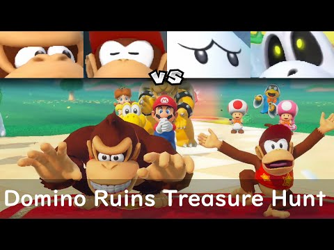 Super Mario Party Donkey Kong and Diddy Kong vs Boo and Dry Bones #62