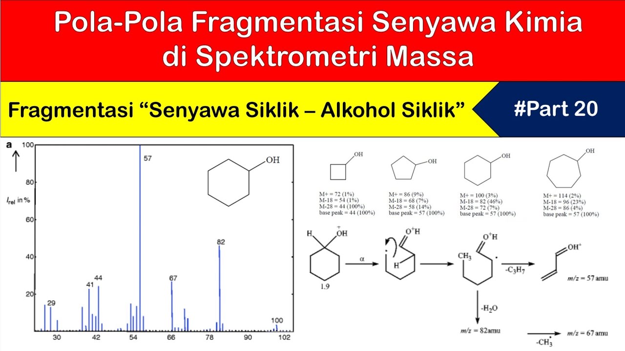 Pola Fragmentasi Alkohol Siklik LENGKAP! - (Cyclic Alcohols ...