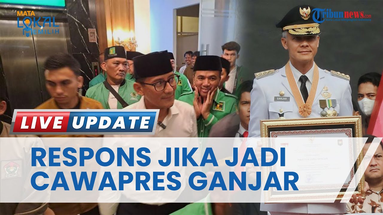 Sandiaga Uno Berikan Respons jika Dipilih Jadi Cawapres Pendamping Ganjar Pranowo, Akui Sudah ...