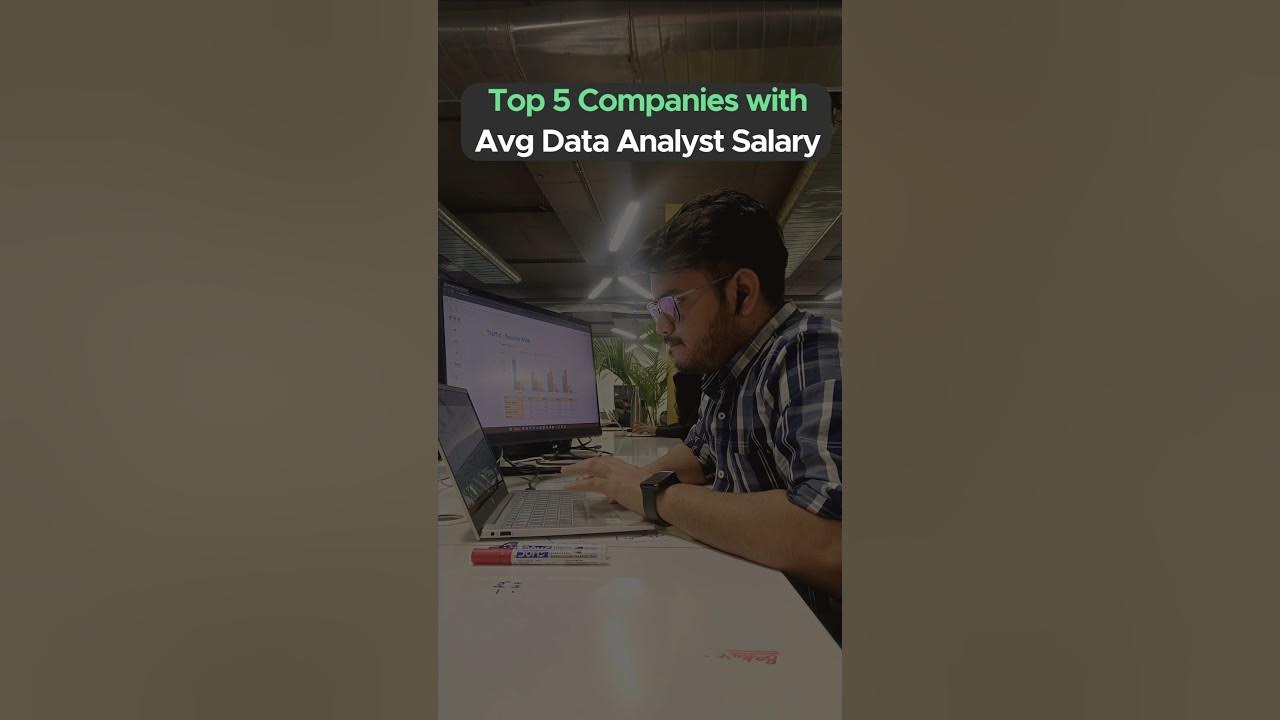 Top 5 Companies With Avg Data Analyst Salary π Datascience Datanalytics Viralshorts Youtube