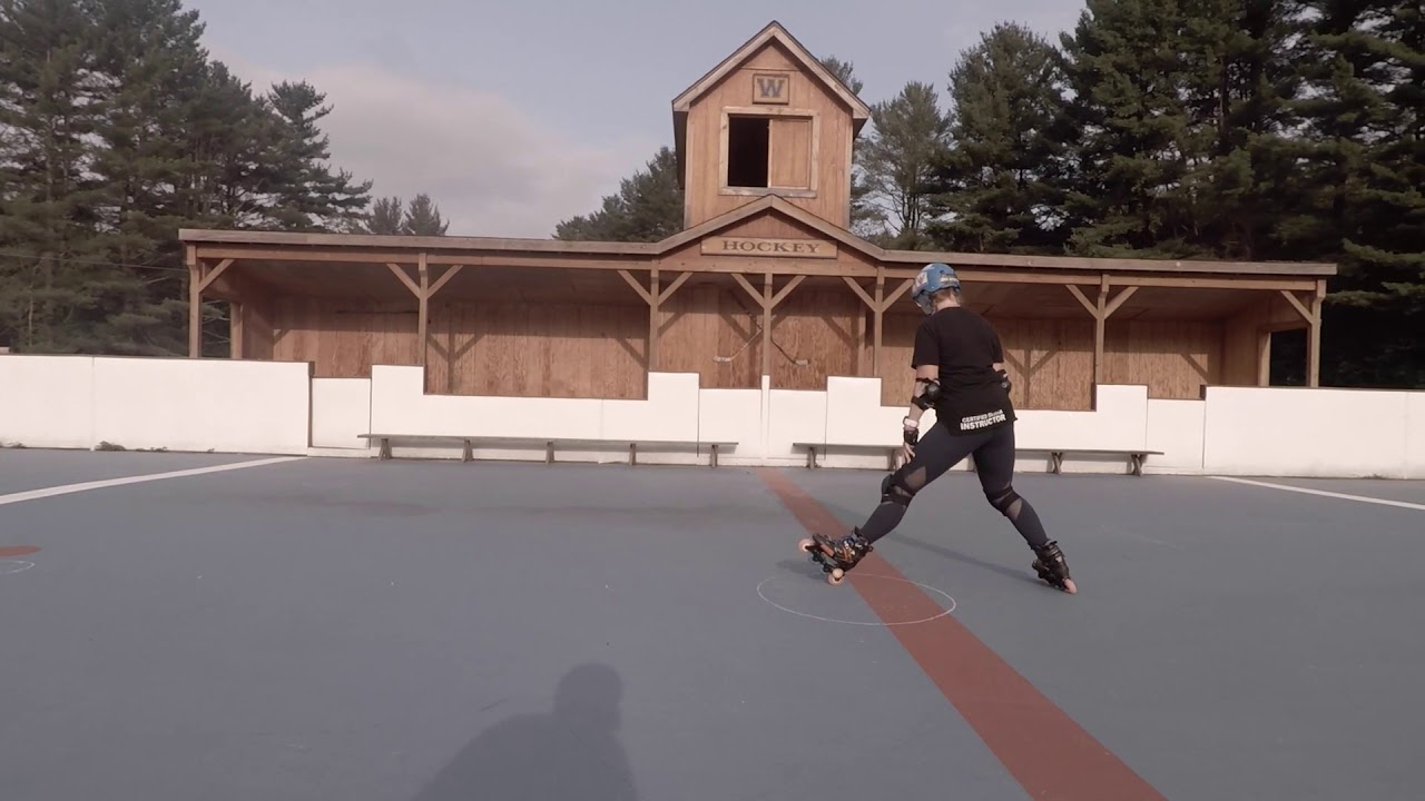 Pivots - Skating Skills Grade 3 - YouTube